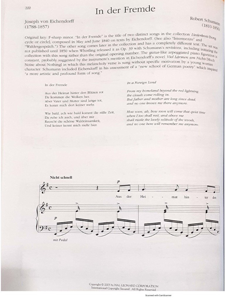 In Der Fremde | PDF