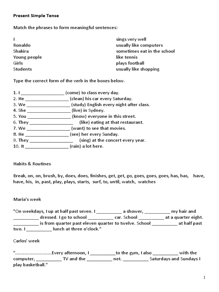 Understanding Tenses: A Comprehensive Look at the Present Simple and ...