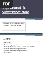 Ricketts Cephalometric Superimposition | PDF | Human Anatomy | Mouth