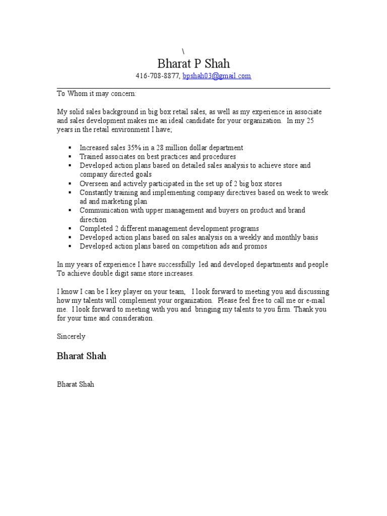 Retail Sales Expert with 25 Years Experience | PDF | Career & Growth ...