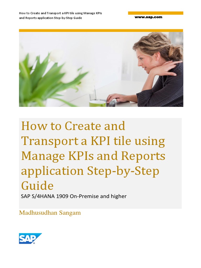 Create and Transport KPI Tiles in SAP | PDF | Icon (Computing) | Chart