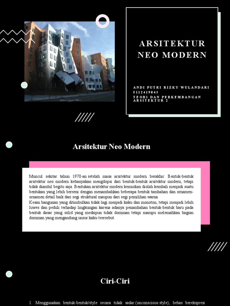 Arsitektur Neo Modern Pdf