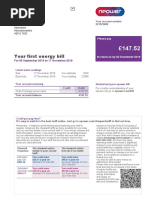 Example UK Electricity Bill | PDF