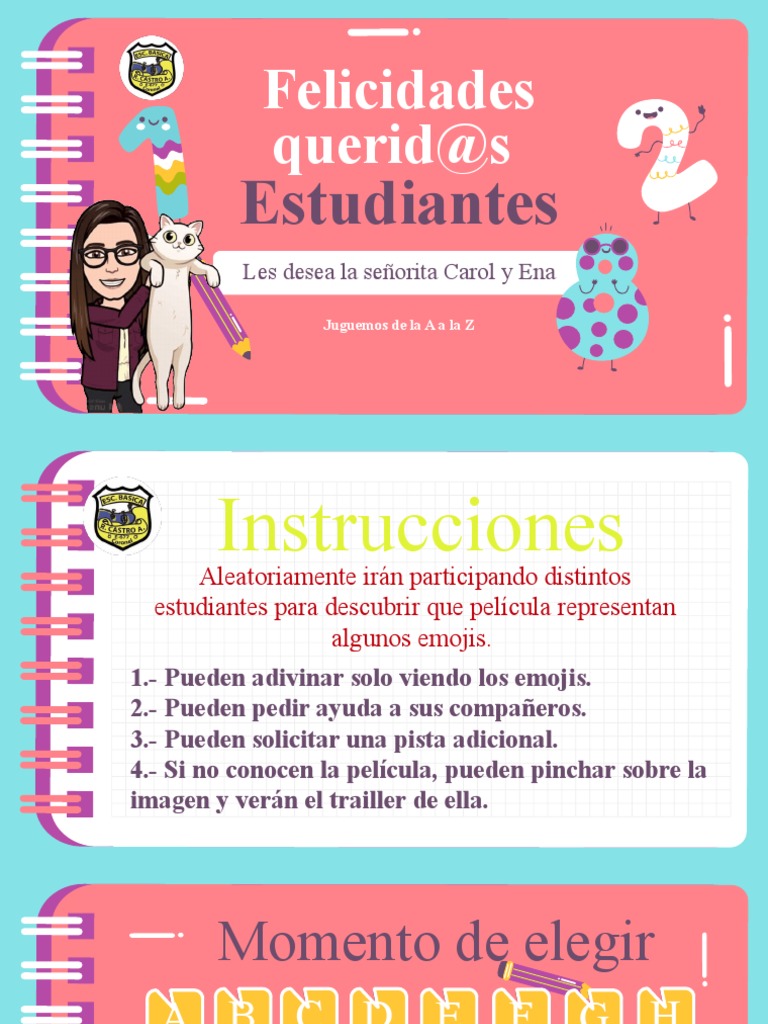 Juego interactivo de adivinanzas de películas usando emojis | PDF ...