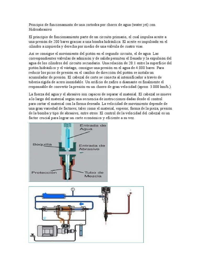 Water Jet | PDF | Bomba | Abrasivo