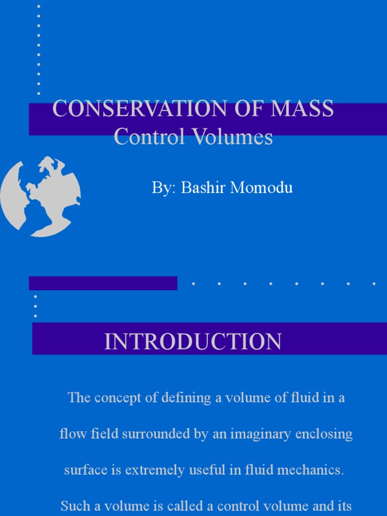 Conservation of Mass in Fluid Mechanics | PDF | Force | Fluid Dynamics