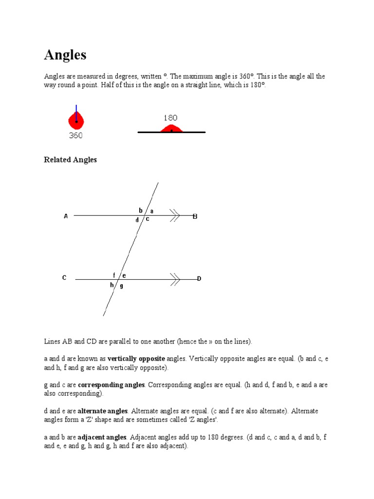 Angles | PDF | Triangle | Angle