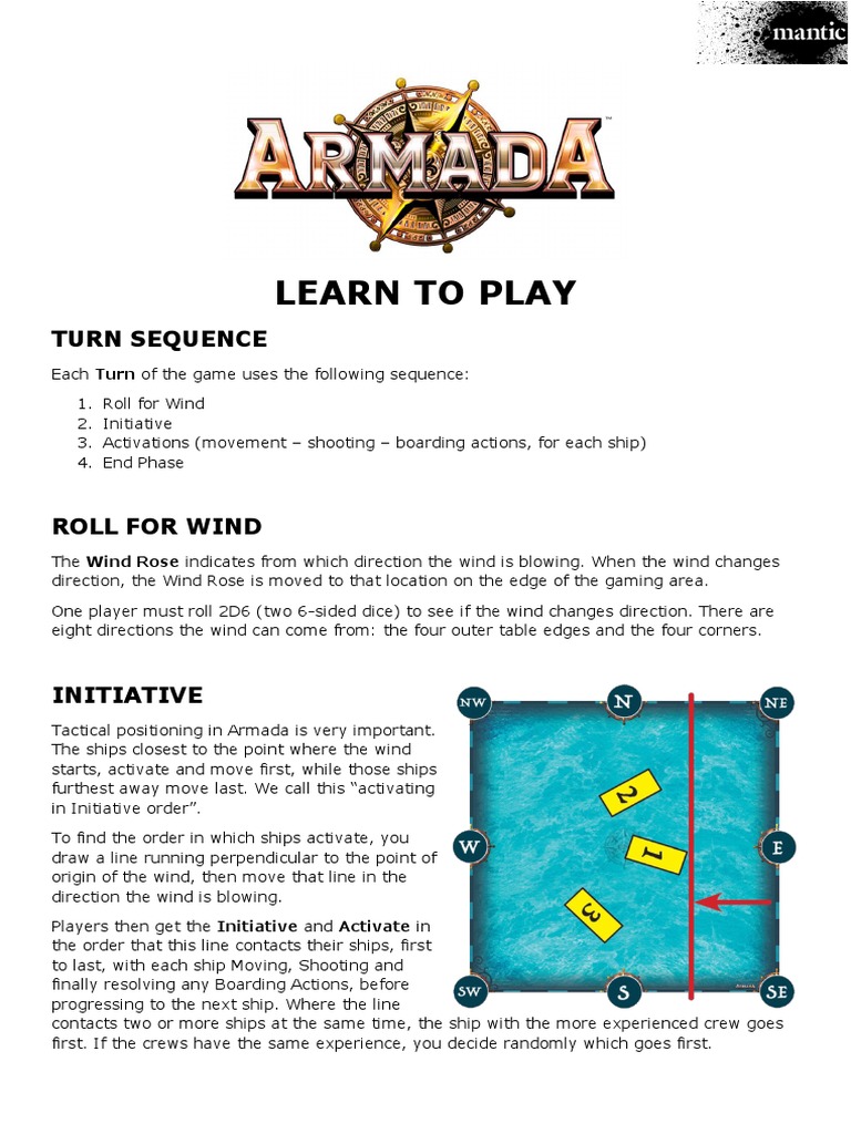 Armada How To Play en | Download Free PDF | Ships | Weaponry