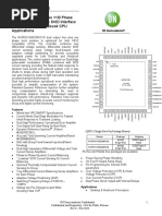 NCP81022 Dual Output 4 Phase Plus 1 Phase Digital Controller With SVI2 ...