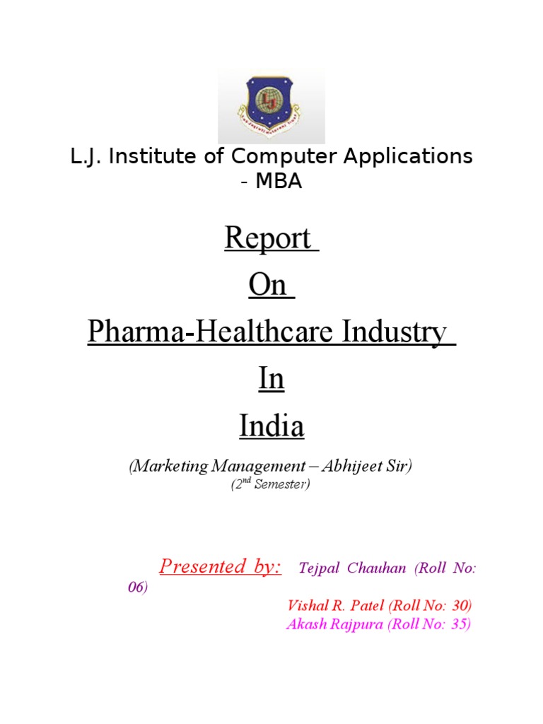 Indian Pharmaceutical Industry Report | PDF | Pharmaceutical Industry ...