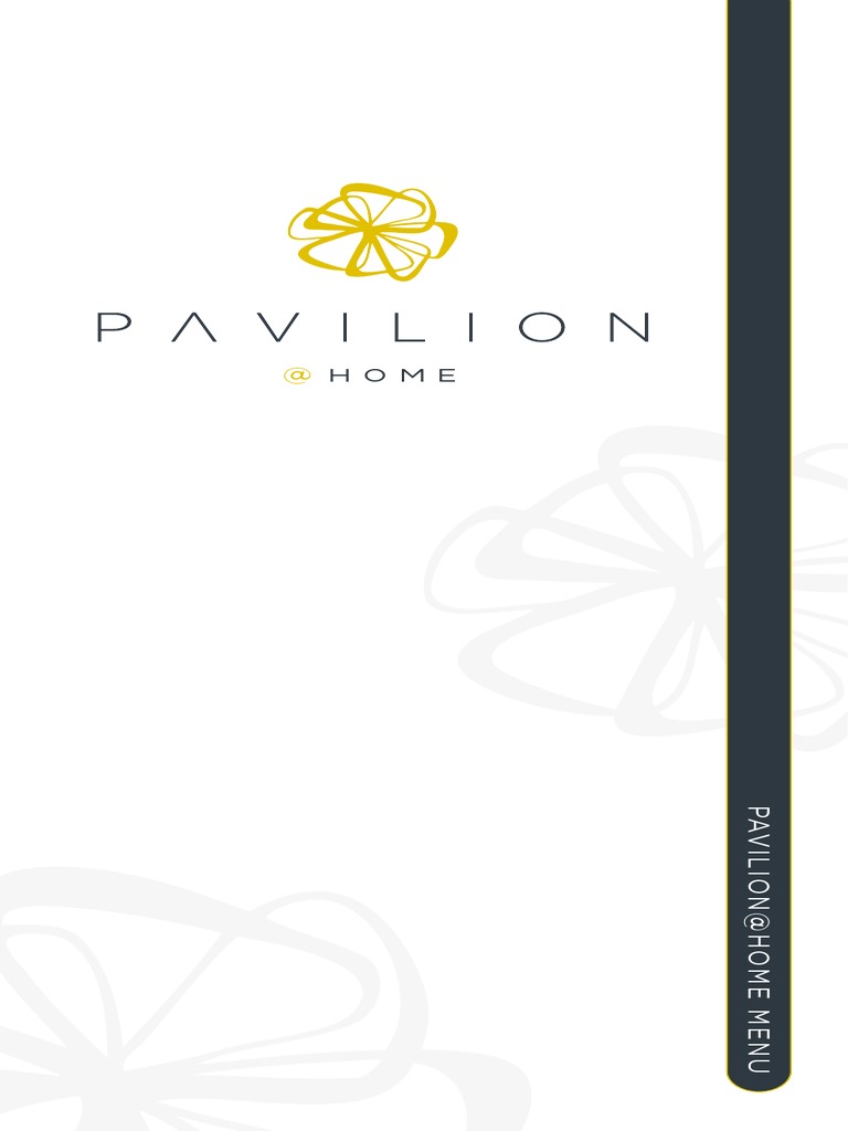 Pavilion@home Menu WEBSITE APR 21 | PDF