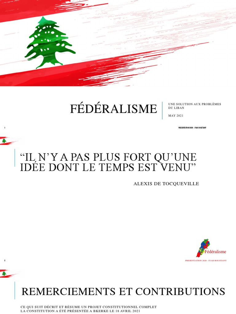Fed Ppt Final Draft V5 Pdf Fédéralisme Canada