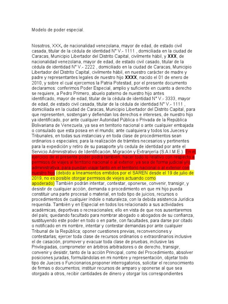 Modelo de Poder Especial en Venezuela | PDF | Política | Gobierno