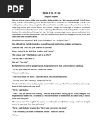 "Thank You, Ma'am: A Short Story" | PDF