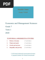 Ems Grade 7 Term 3 Entrepreneurs Day Project Guide | PDF | Expense ...