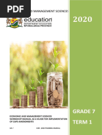 2023 Ems Grade 7 Term 1 Controlled Test | PDF | Recycling | Plastic