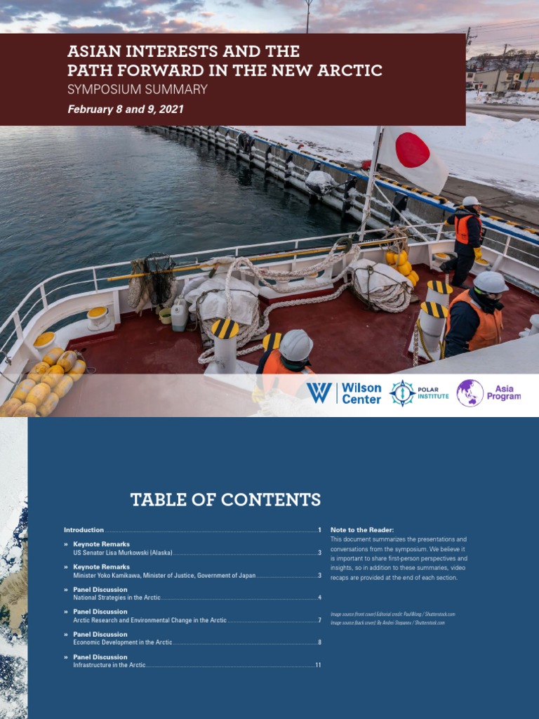 Asian Interests and The Path Forward in The New Arctic | PDF | Climate ...
