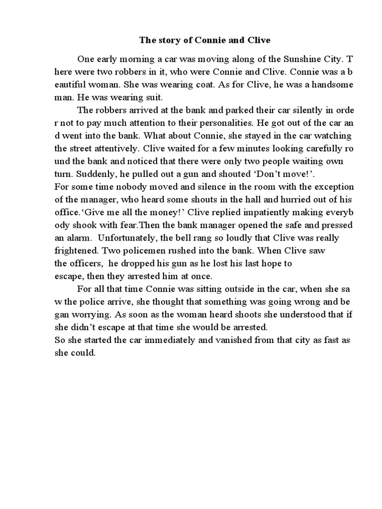 The Story of Connie and Clive1 | PDF