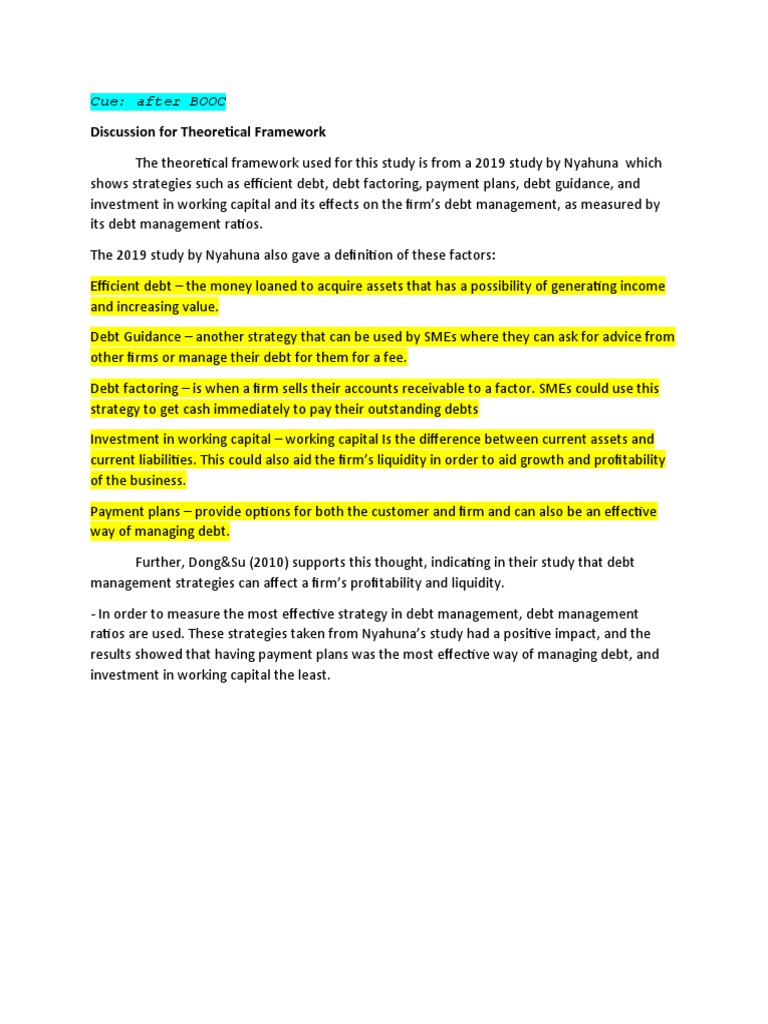Theoretical Framework Discussion | PDF | Career & Growth | Business