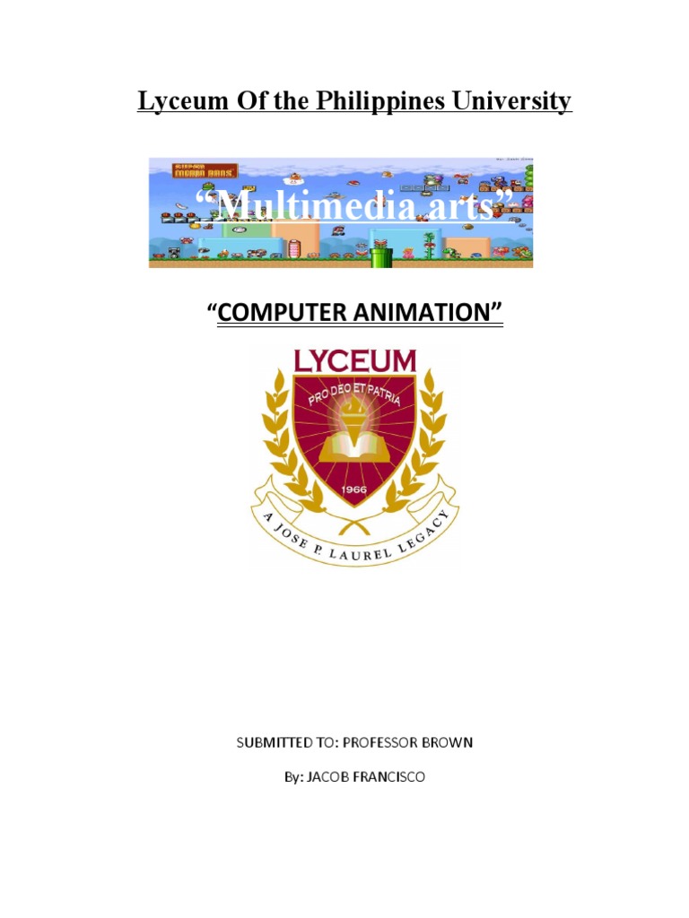 "Multimedia Arts": Lyceum of The Philippines University | PDF | Adobe ...