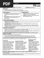 Formal Lesson Plan Ela First Grade | PDF | Reading Comprehension ...