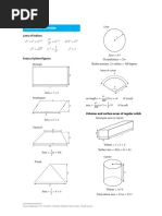 Basic Maths Formulas | PDF