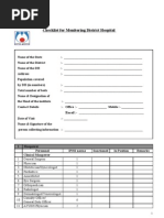 Hopsital Incharge Checklist | PDF | Hospital | Emergency Department