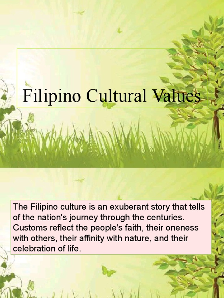 Filipino Cultural Values | PDF | Religion & Spirituality
