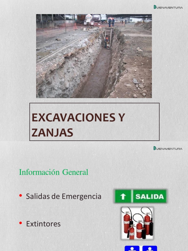 5 Excavacion y Zanjas | PDF | Administración de Seguridad y Salud ...