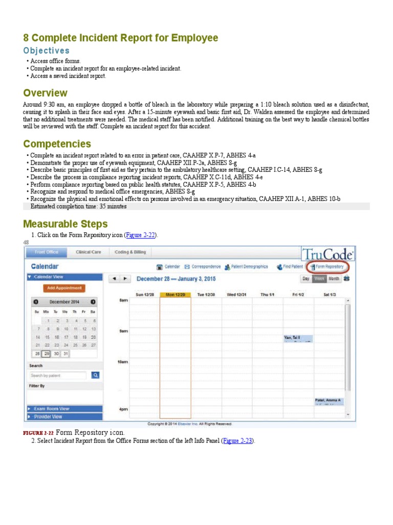 8 Complete Incident Report For Employee | PDF | First Aid | Health Care