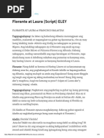 Florante at Laura Script | PDF