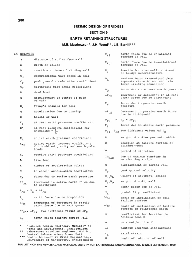 Seismic Design of Bridges | PDF | Friction | Force