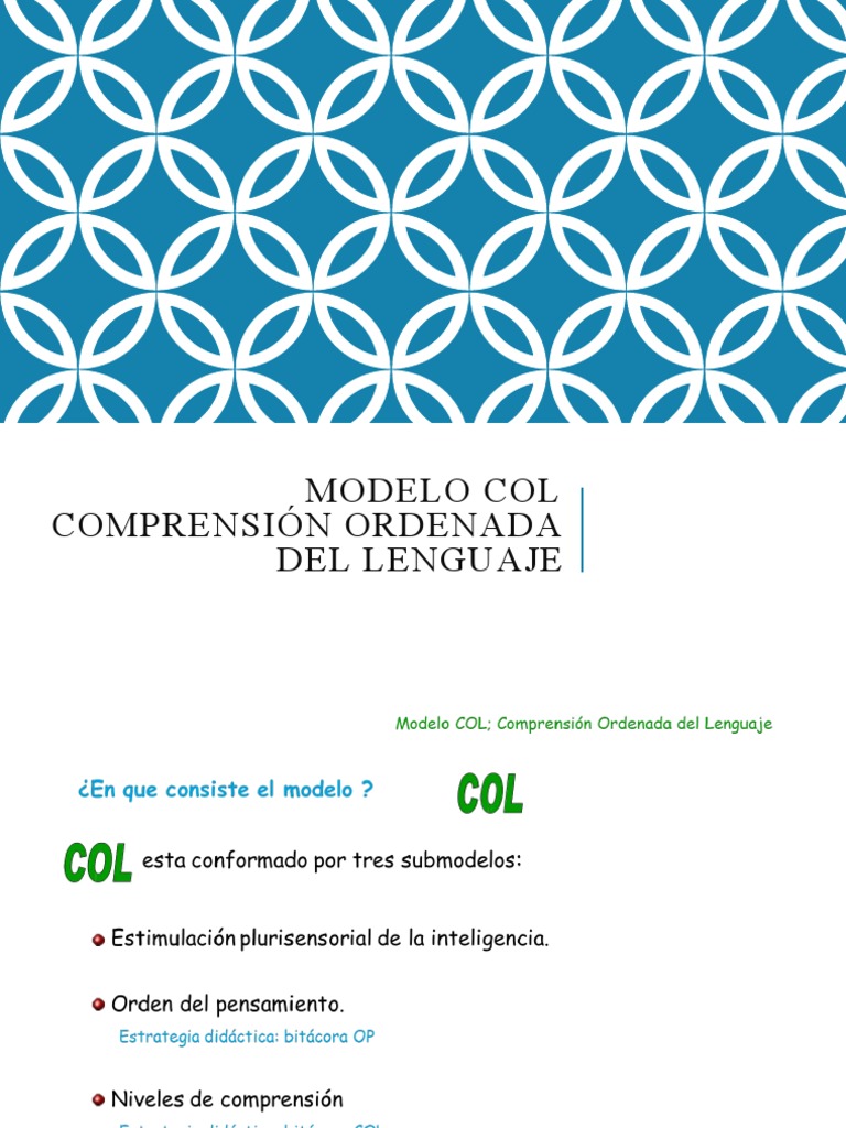 Modelo Col | PDF | Comprensión | Teoria de la mente