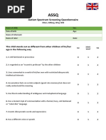 Autism Parent Questionnaire Printable and Digital | PDF | Nonverbal ...