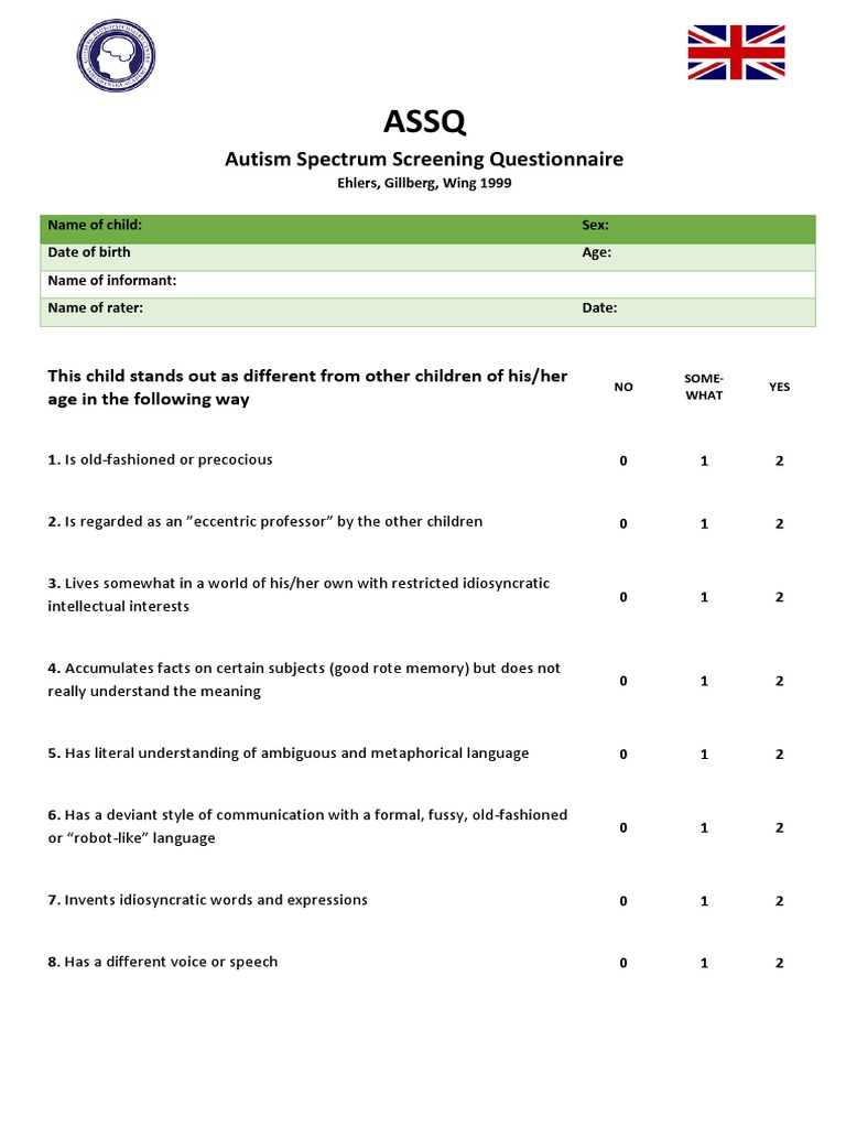 Autism Assq Eng191203 | Download Free PDF | Human Nature ...