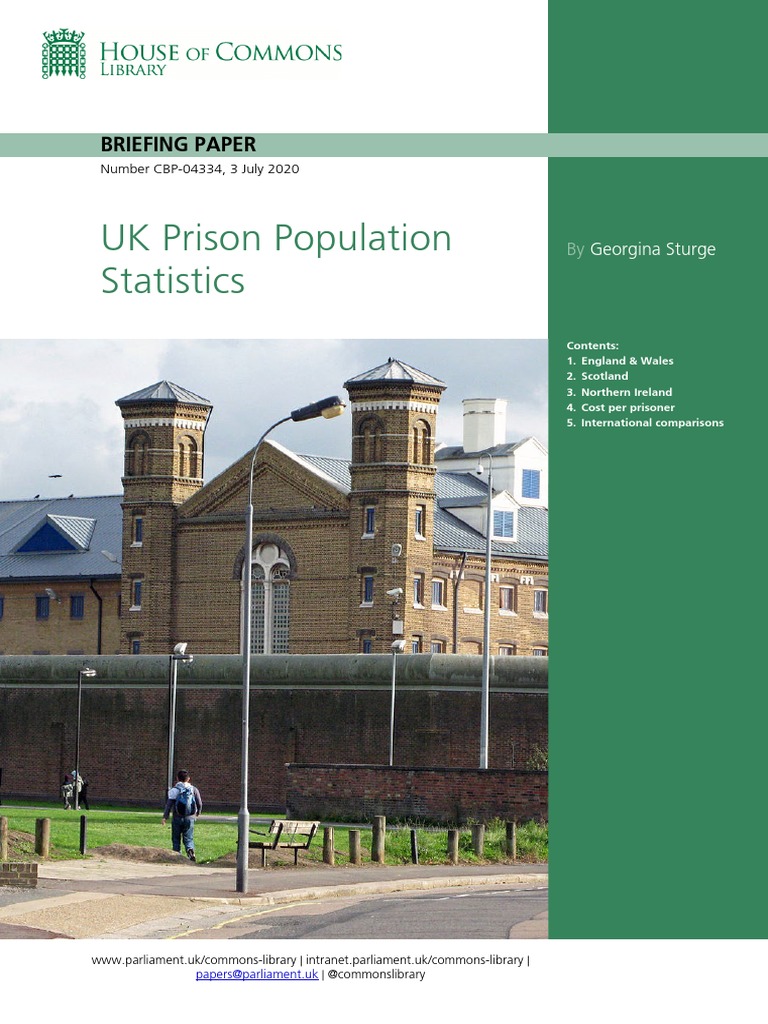 UK Prison Population Statistics: Briefing Paper | PDF | United Kingdom ...