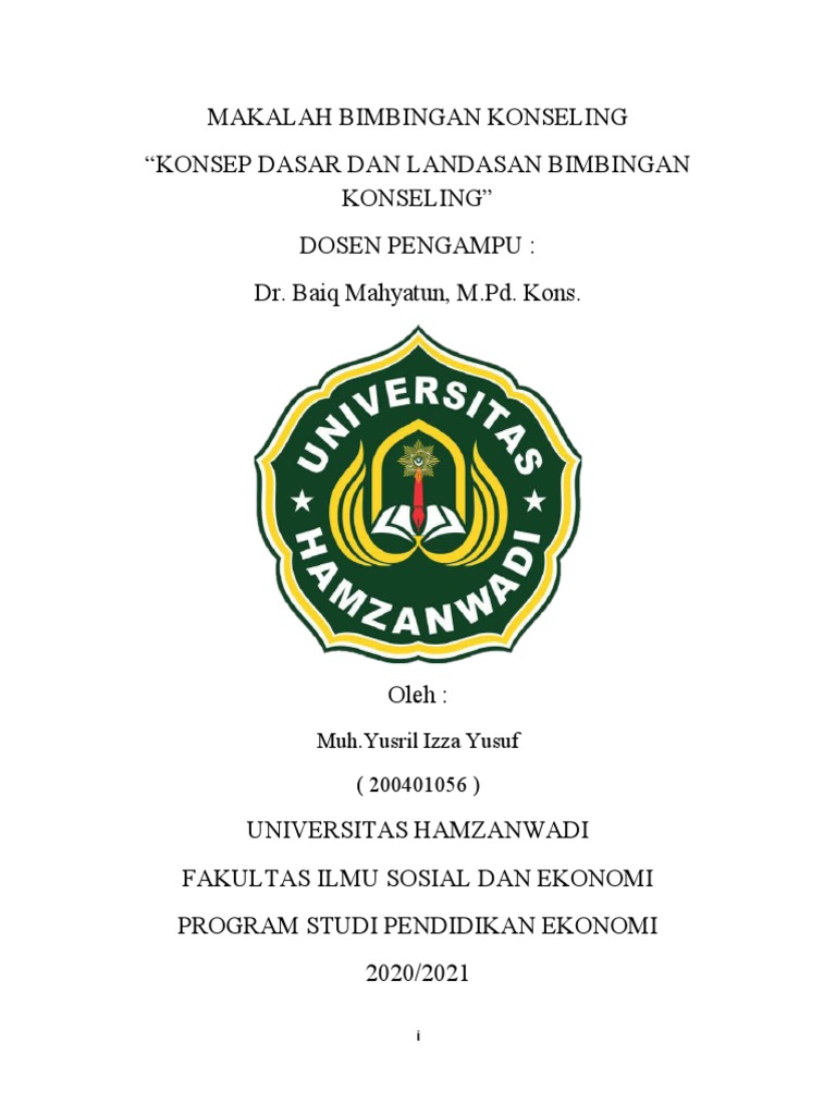 Makalah Bimbingan Konseling | PDF | Karier & Perkembangan