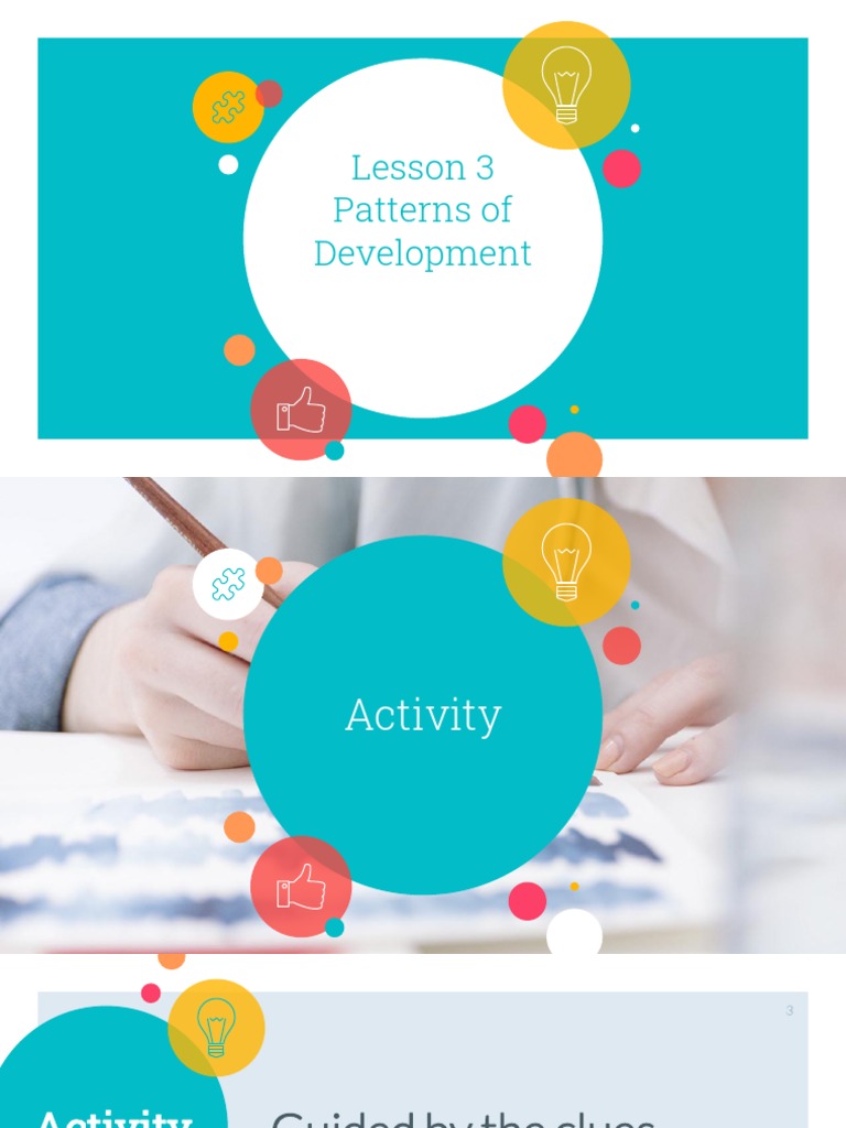 Lesson 3 Patterns of Development | PDF | Pizza | Idea