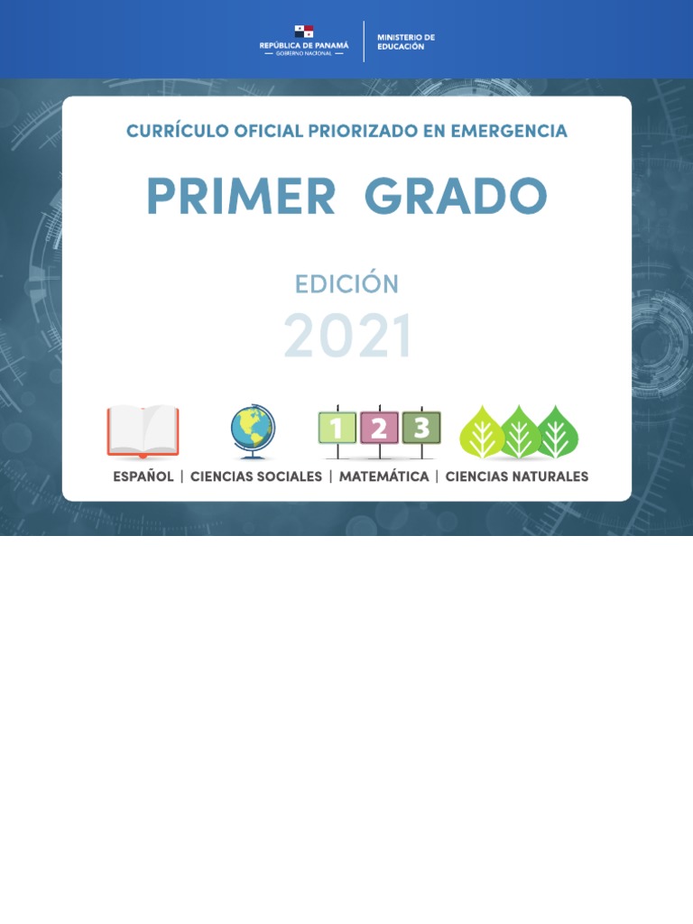 1.curriculo Priorisado 2021 - Primer Grado | PDF | Plan de estudios ...