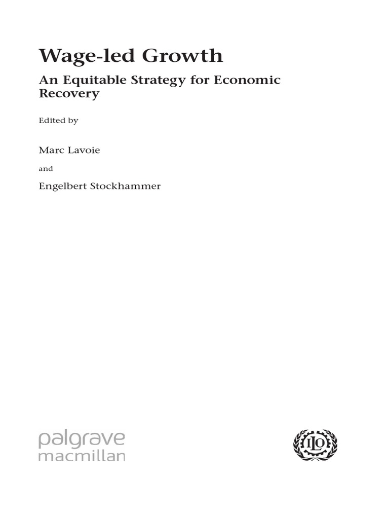 Wage-Led Growth: An Equitable Strategy For Economic Recovery | PDF ...