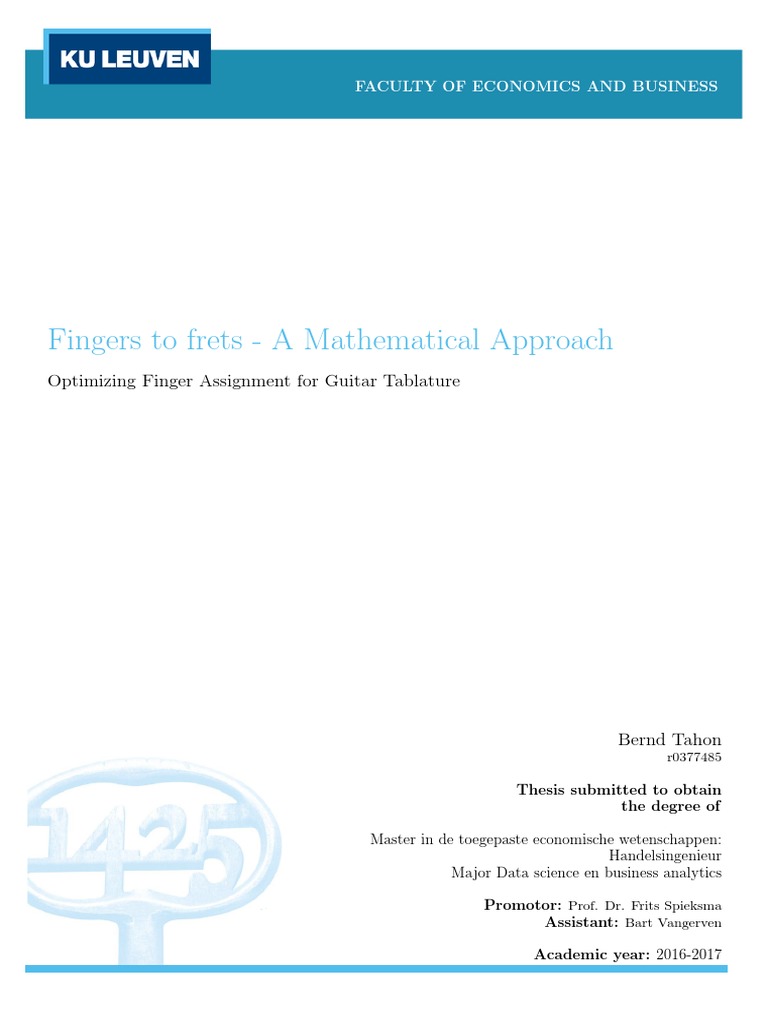 An Optimization Approach to Determining Optimal Finger Assignments for ...