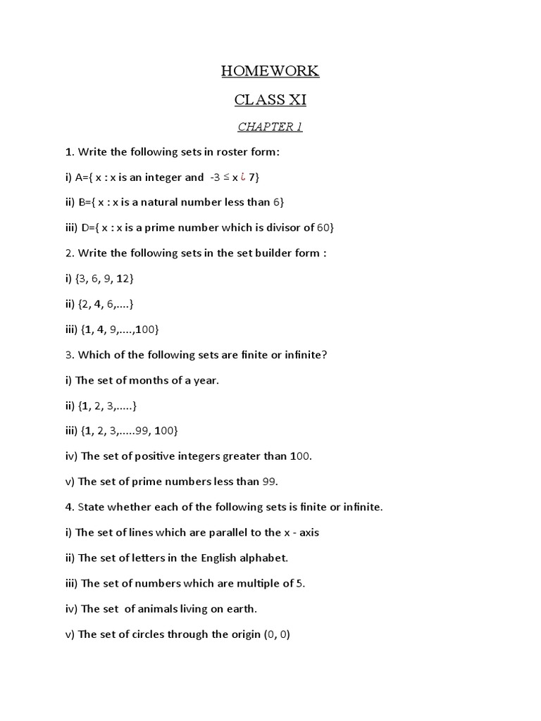 Class XI Mathematics Worksheet3 - SETS | PDF | Numbers | Prime Number