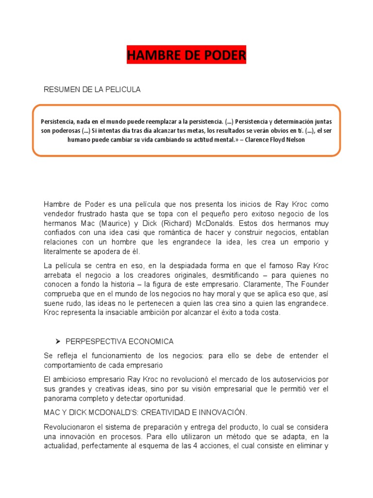 Hambre de Poder | PDF | Monopolio | Oligopolio