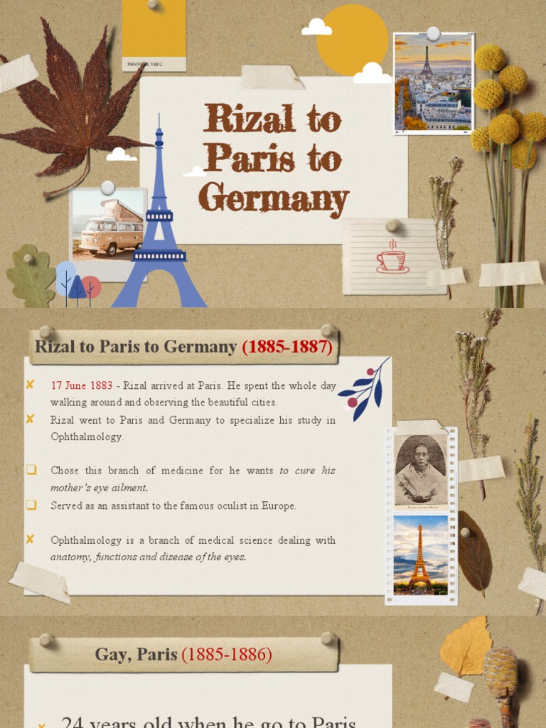 Rizal To Paris To Germany | PDF | Ophthalmology
