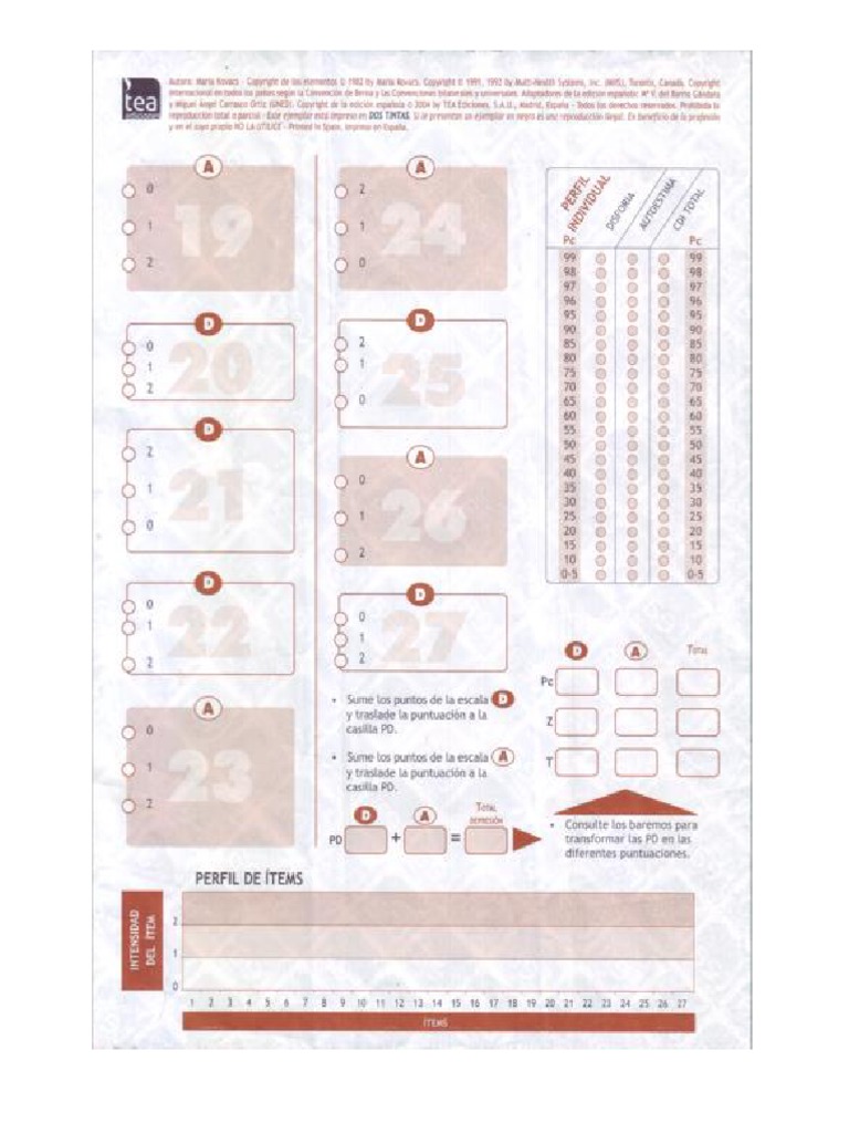 Protocolo de Calificacion CDI | PDF