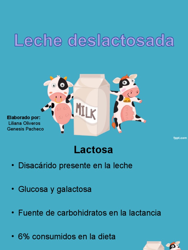 Especificaciones de Leche Deslactosada | PDF