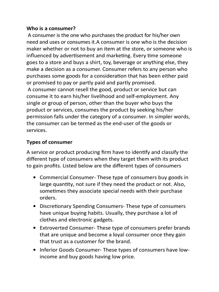 Consumer Rights and Protection in India | PDF | Consumer Protection ...