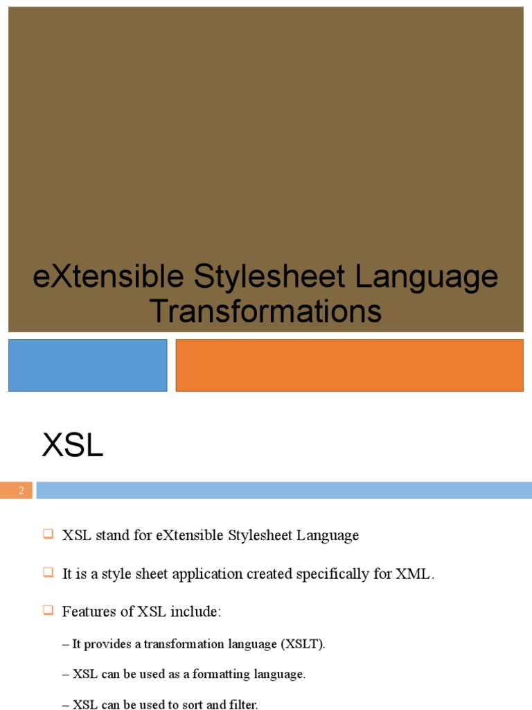 Extensible Stylesheet Language Transformations | Download Free PDF | Xslt | Web Standards