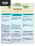 Cognitive Lesson Plan | PDF | Learning | Teachers