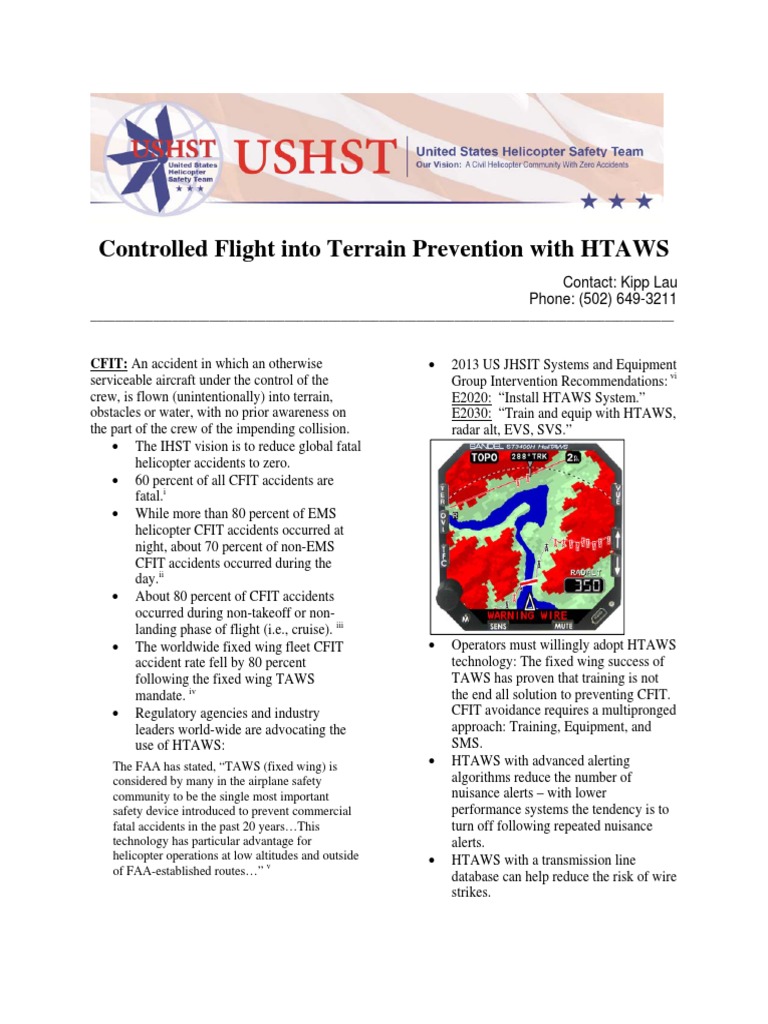 Bulletin Cfit Htaws | PDF | Aviation | Aerospace